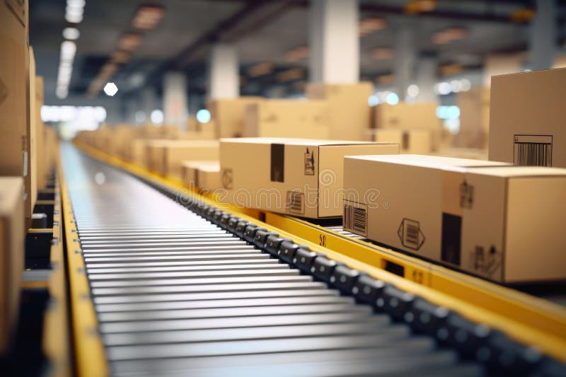 Cargo Package Shipment. Streamlined Distribution. Cargo Dispatch Stock ...