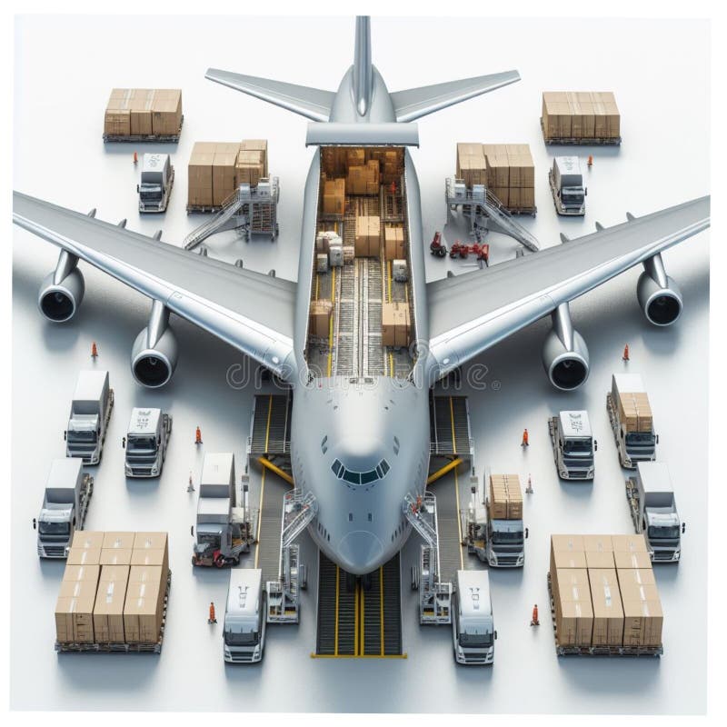 Cargo Plane As an Illustration of Goods Delivery Activities by Air 6 ...