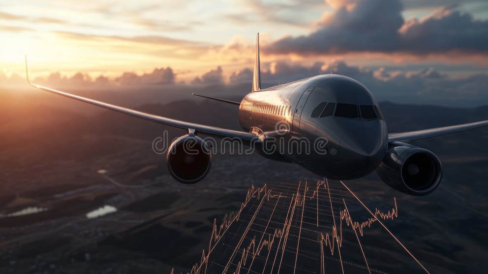 A Cargo Plane is Superimposed Over a Cost Allocation Chart, Symbolizing ...