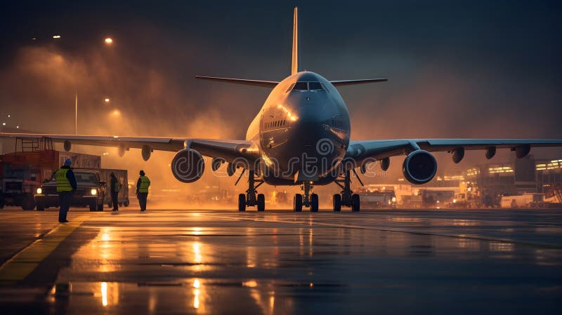 Cargo Planes on the Runway, Capturing the Swift and Secure Air ...