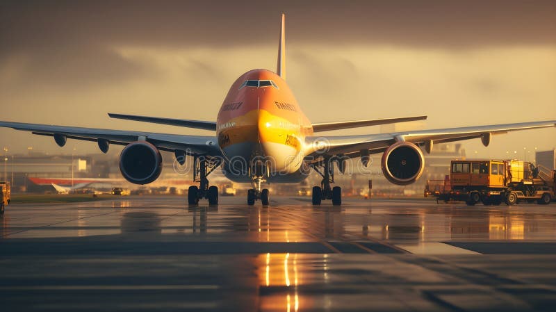 Cargo Planes on the Runway, Capturing the Swift and Secure Air ...