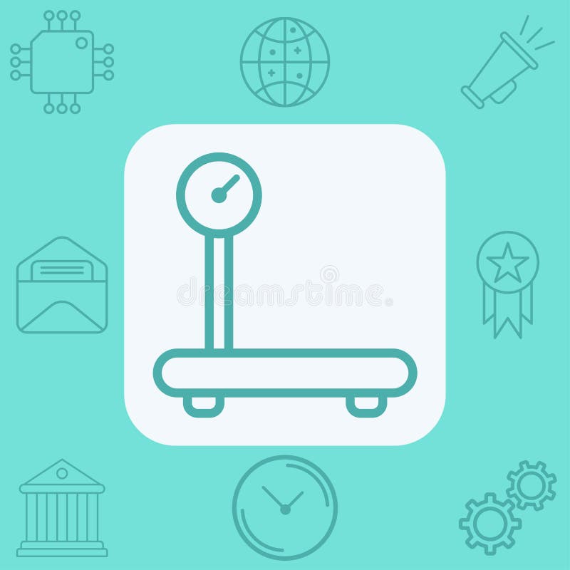 Time Balance Scale Vector Icon Sign Symbol Stock Vector - Illustration ...