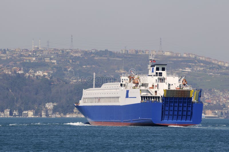 Cargo ship stock photo. Image of industry, large, export - 13529154