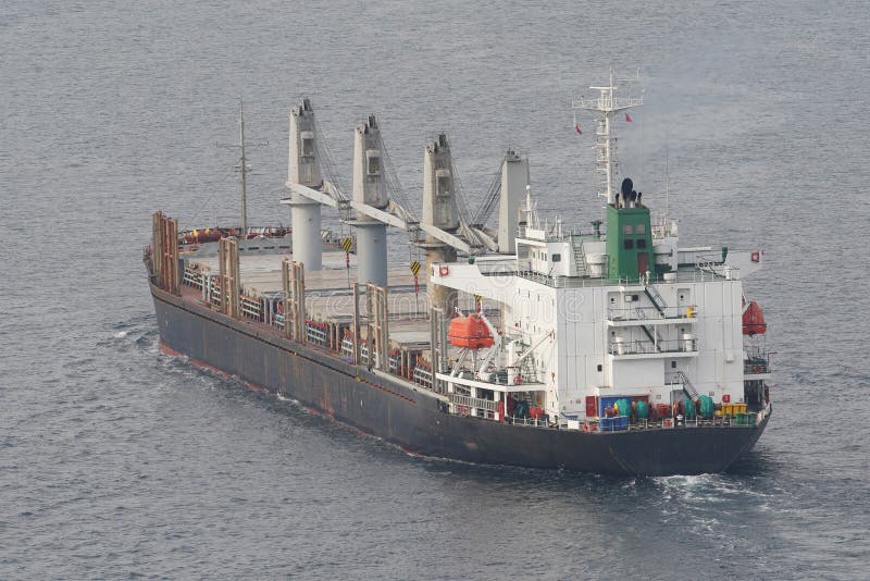 Cargo ship stock photo. Image of marine, cargo, commercial - 268032986