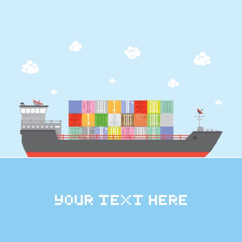 Pixel Art Ship Ocean Stock Illustrations – 152 Pixel Art Ship Ocean ...