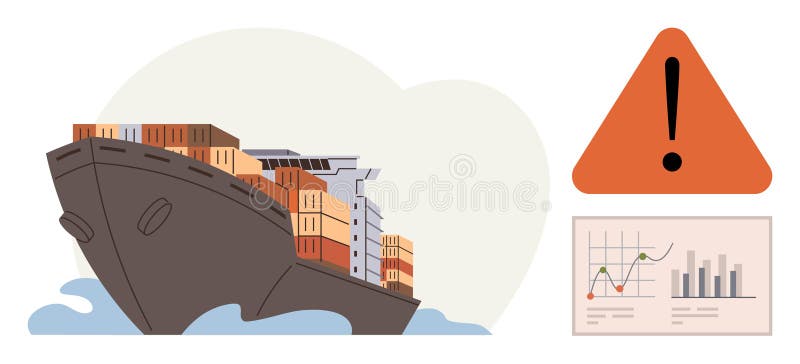 Highlighting Shipping Logistics Stock Illustrations – 6,827 ...