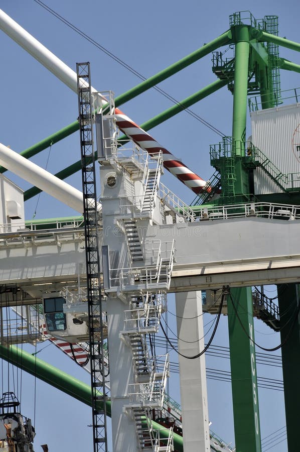 Cargo Ship Crane stock photo. Image of oakland, angle - 26796942