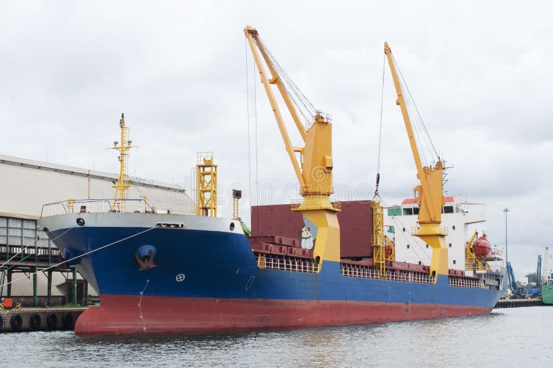 Cargo Ship stock photo. Image of trade, travel, ship - 261924314