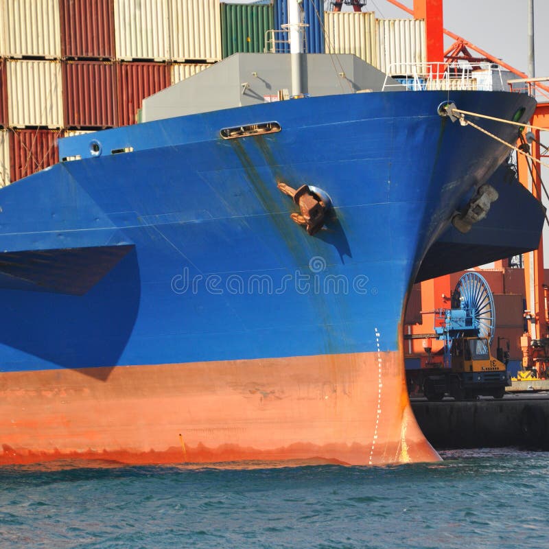 Cargo Ship Engaged in International Logistics Transportation and ...