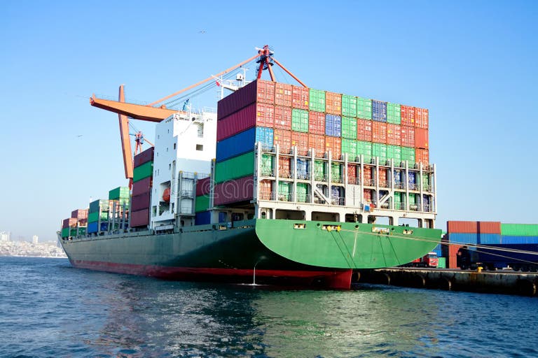 Cargo Ship Full of Containers Stock Photo - Image of colorful ... Cargo Ship Full of Containers Stock Photo - Image of colorful ...
