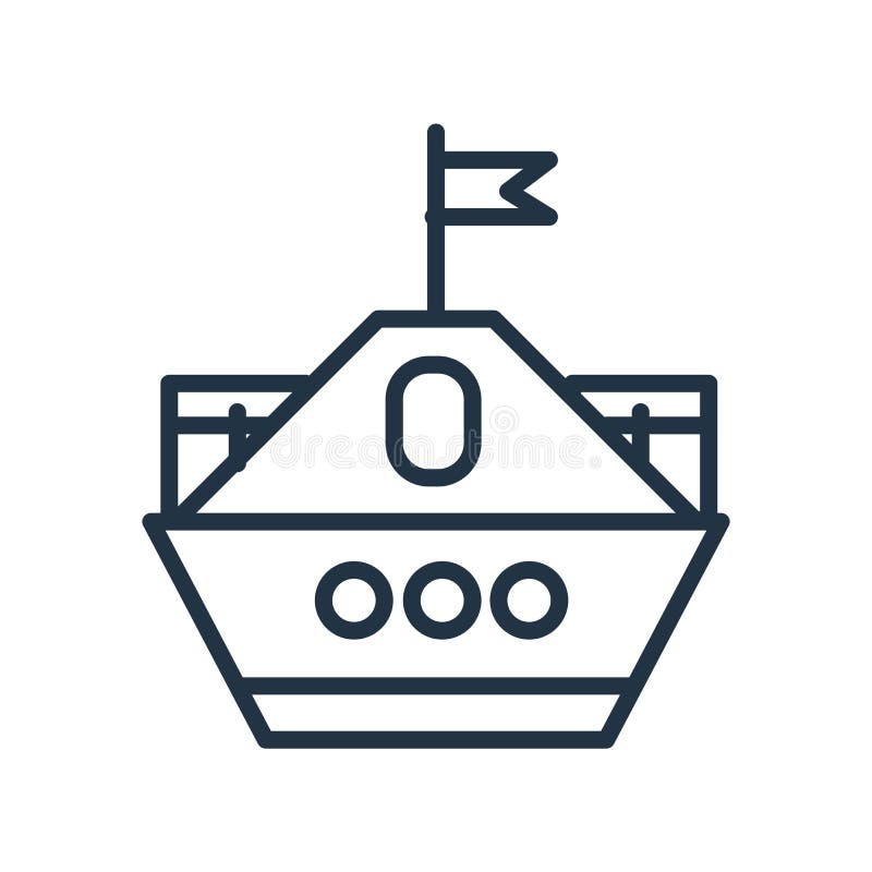 Cargo Ship Icon Vector Isolated on White Background, Cargo Ship Sign ...