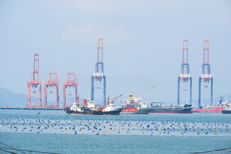 Cargo Ship for International Import and Export Stock Photo - Image of ...