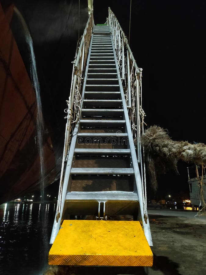 Cargo ship ladder stock photo. Image of skyscraper, screenshot - 241257414