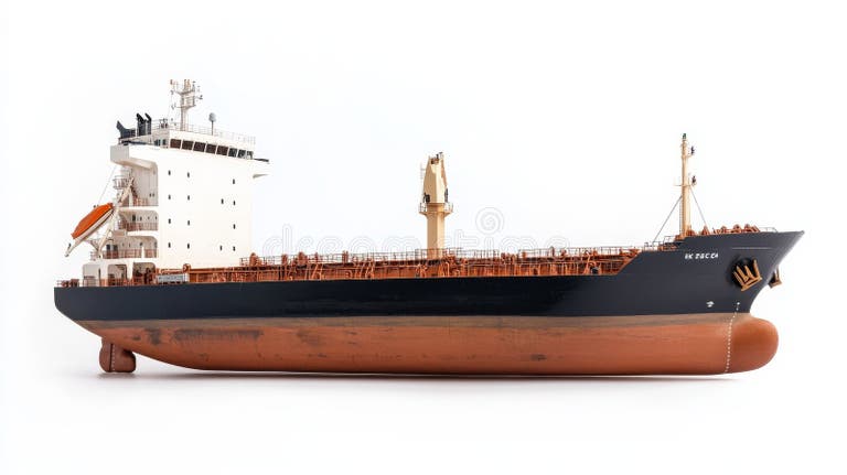 Cargo Ship Model Isolated on White Background, Maritime, Ship Model ...