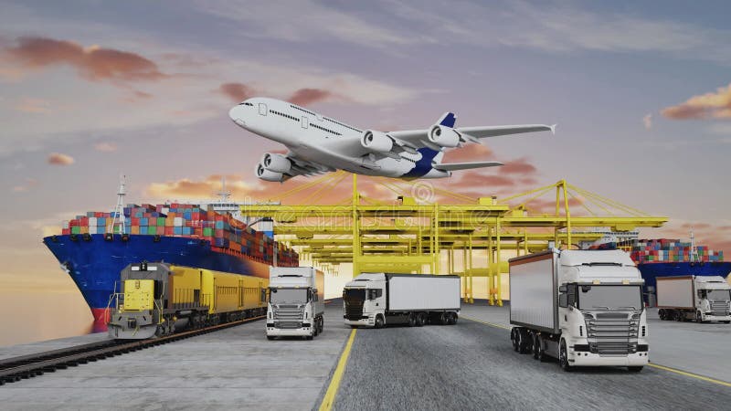 Cargo Ship Moving through Ocean with Container Load Stock Footage ...