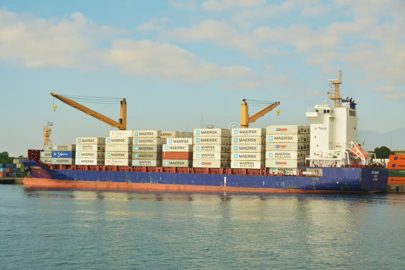 Cargo ship editorial stock image. Image of shipments - 46323619