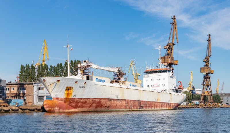 Cargo Ship editorial stock image. Image of industrial - 255067534