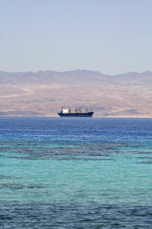 Cargo Ship On The Red Sea Picture. Image: 2825544