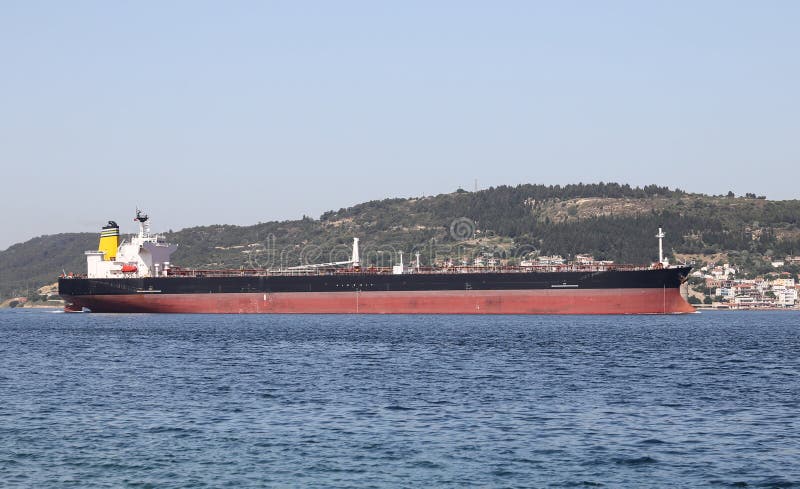 Cargo Ship in Sea stock image. Image of commerce, transportation ...