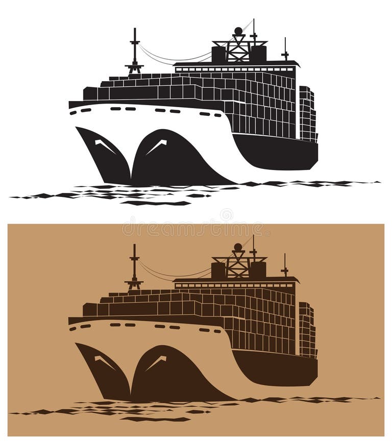 Marine Cargo Ship Port Stock Illustrations – 13,565 Marine Cargo Ship ...