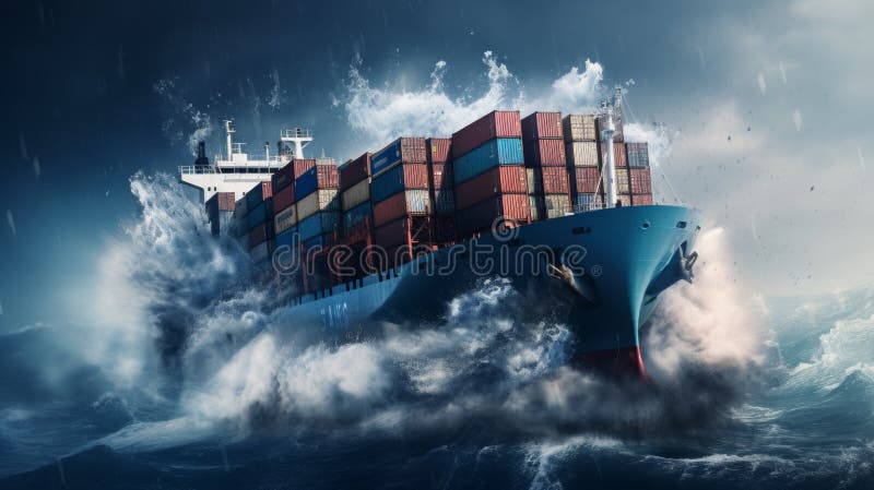 The Cargo Ship Suffered an Accident Sinking into the Sea. Neural ...