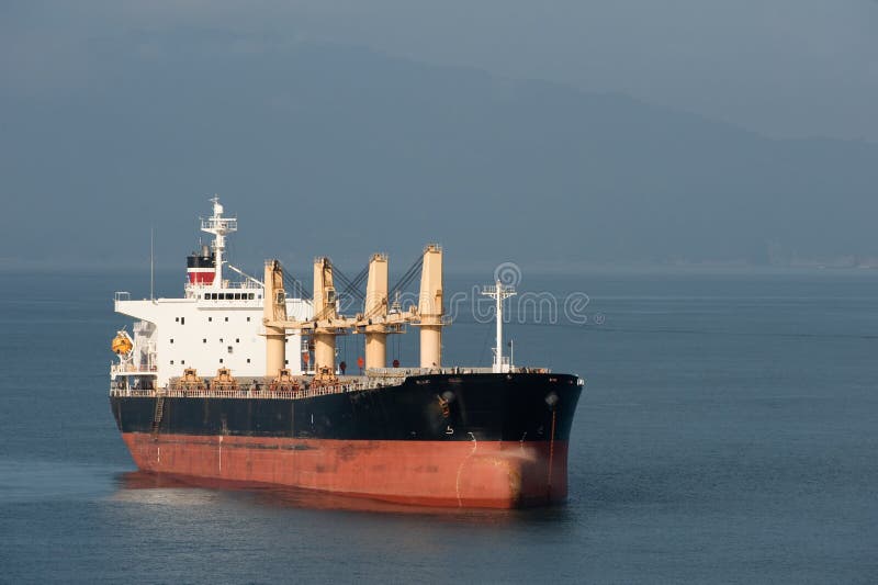 Cargo Ship in Transit stock photo. Image of south, ship - 7830890