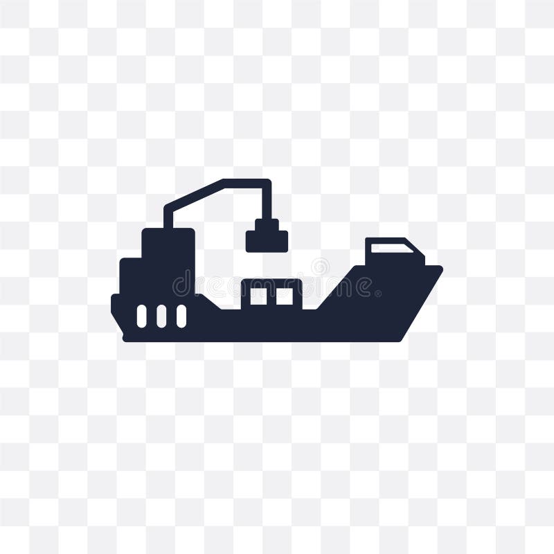 Cargo Ship Transparent Icon. Cargo Ship Symbol Design from Trans Stock ...