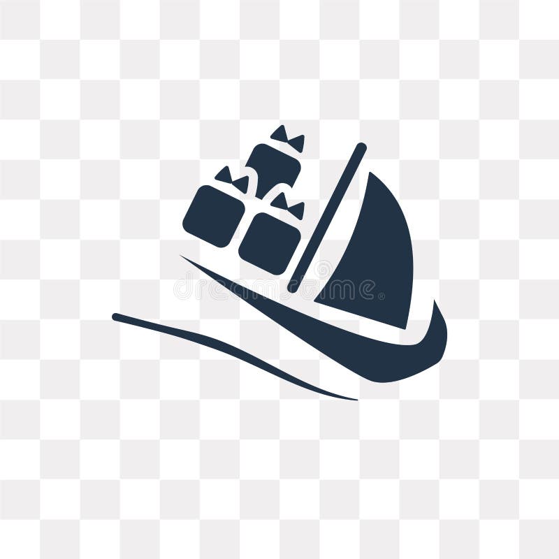 Cargo Ship Icon Vector Isolated on White Background, Cargo Ship Sign ...