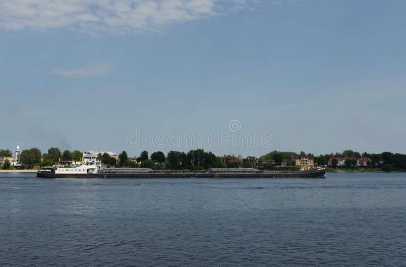 Cargo Ship `Volga-don 193` on the Volga River in Yaroslavl Editorial ...