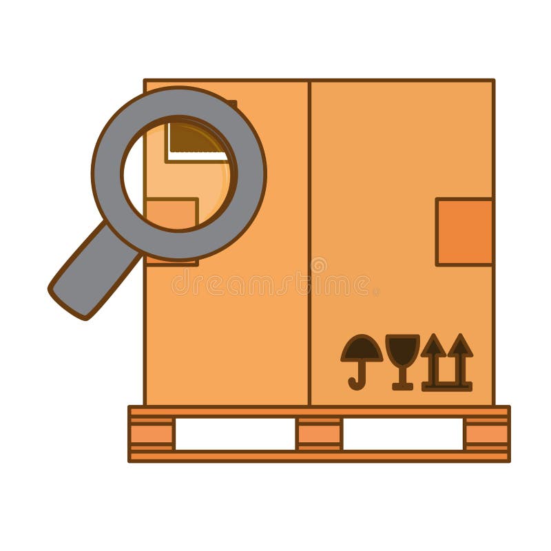 Cargo Shipping or Handling Related Icons Image Stock Illustration ...