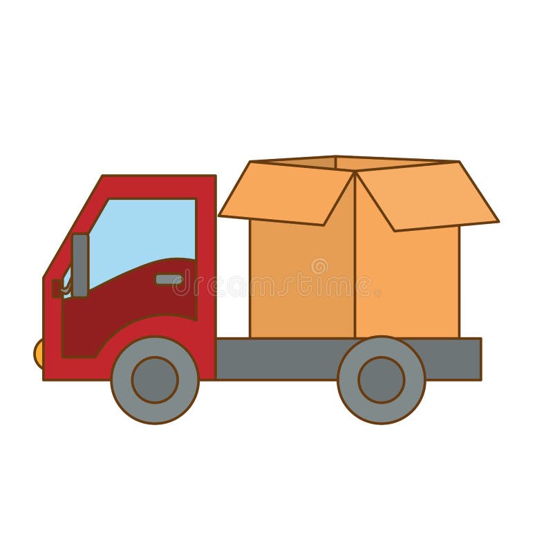 Cargo Shipping or Handling Related Icons Image Stock Illustration ...