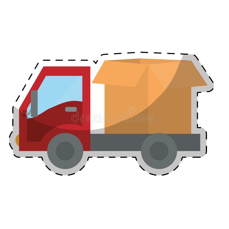 Cargo Shipping or Handling Related Icons Image Stock Illustration ...