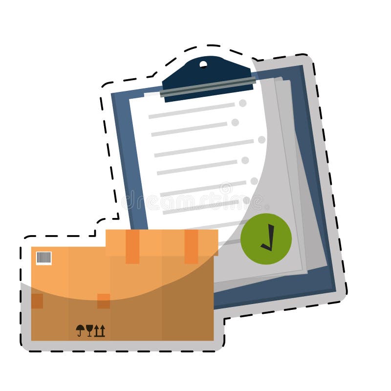 Cargo Shipping or Handling Related Icons Image Stock Illustration ...