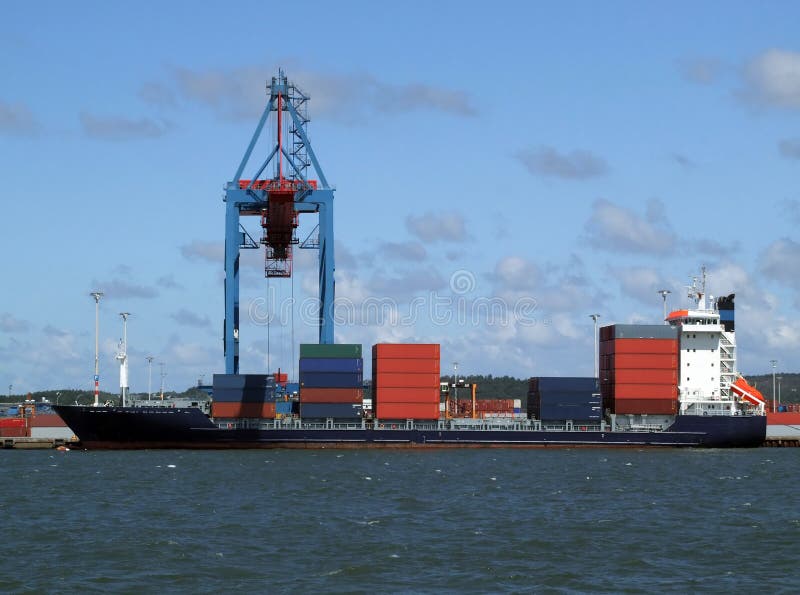 Cargo shipping industry stock photo. Image of international - 5882264