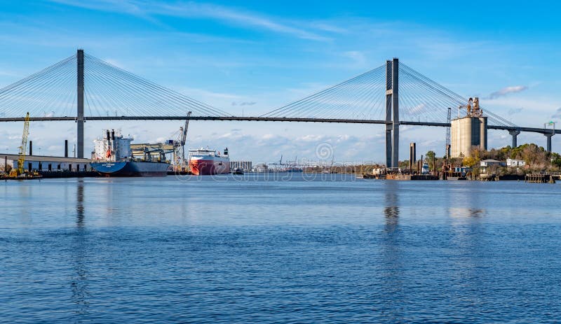 Savannah River Cruise Ships Stock Photos - Free & Royalty-Free Stock ...