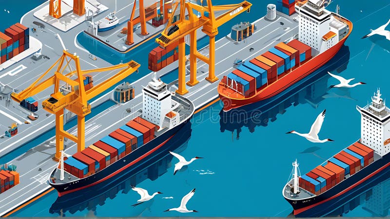 Modern Seaport Stock Illustrations – 1,461 Modern Seaport Stock ...