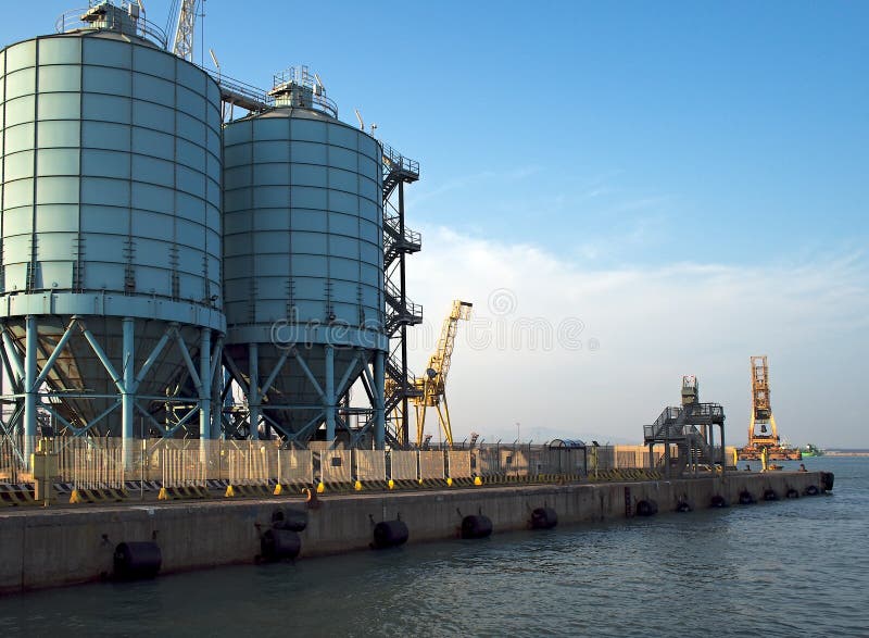 Cargo in shipyard! stock photo. Image of italy, water - 1451936