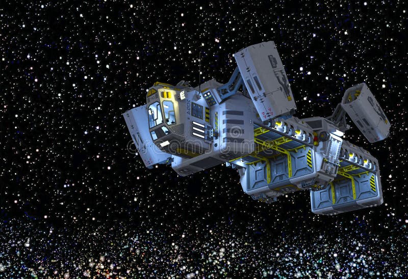 Space Engineers Cargo Ship