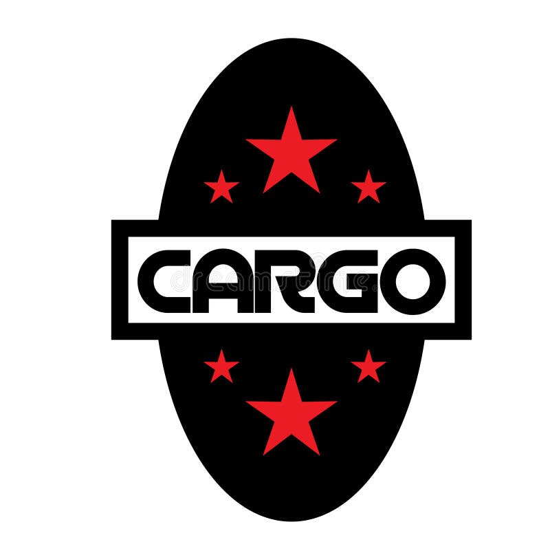 Cargo this Way Up Stamp with Cargo Alphabet for Wooden Box Sign. Shows ...