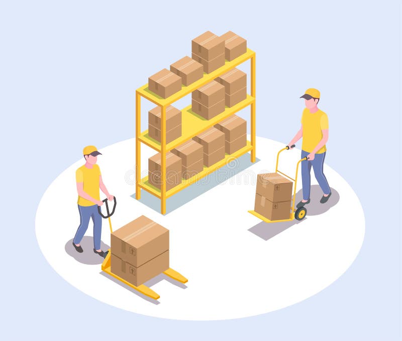 Parcel Rack Icon, Simple Style Stock Vector - Illustration of packaging ...