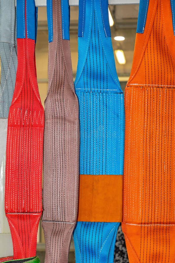 Cargo Straps stock image. Image of lifting, transportation - 223701191