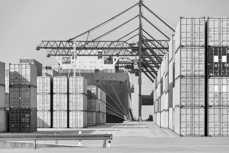 Photo of Cargo Terminal stock image. Image of occupation - 179492393
