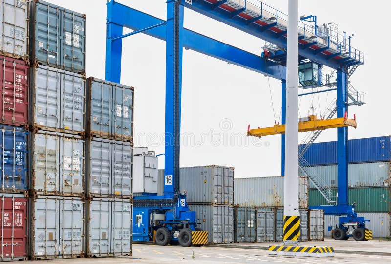 Photo of Cargo Terminal stock photo. Image of logistic - 179492496