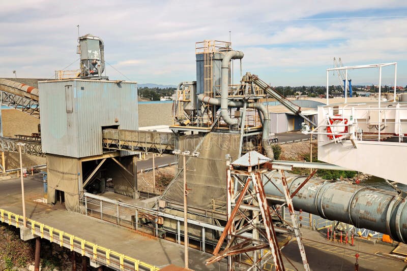 Cargo Terminal for Loading Bulk Cargo of Cooper Concentrates by Shore ...