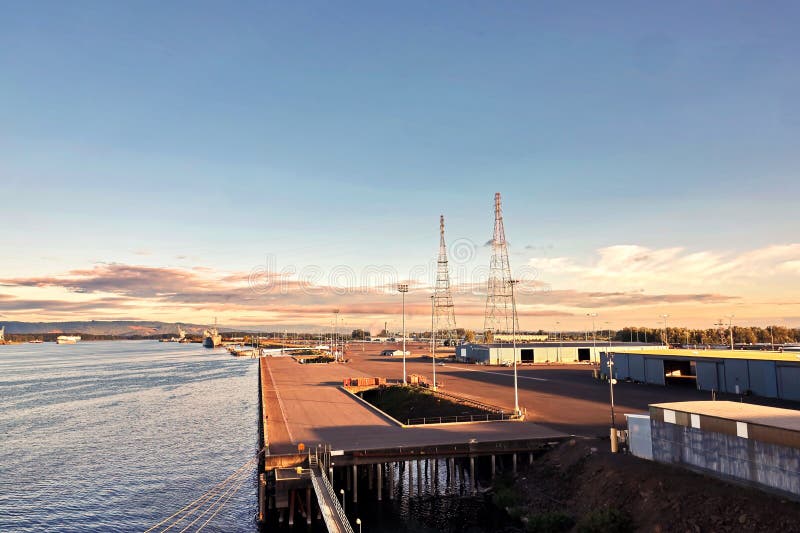 Cargo Terminal for Loading Bulk Cargo of Cooper Concentrates by Shore ...