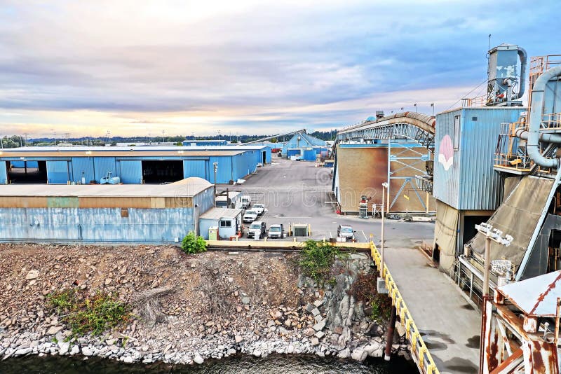 Cargo Terminal for Loading Bulk Cargo of Cooper Concentrates by Shore ...