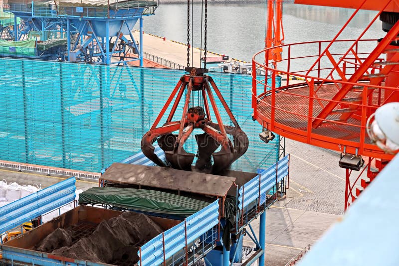 Cargo Terminal for Unloading Bulk Cargo of Cooper Concentrates by Shore ...