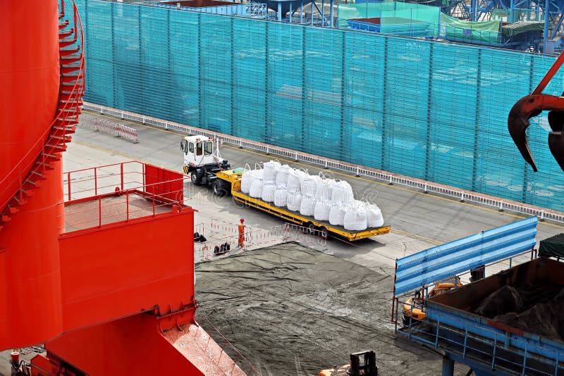 Cargo Terminal for Unloading Bulk Cargo of Cooper Concentrates by Shore ...