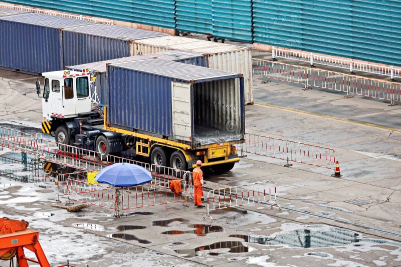 Cargo Terminal for Unloading Bulk Cargo of Cooper Concentrates by Shore ...