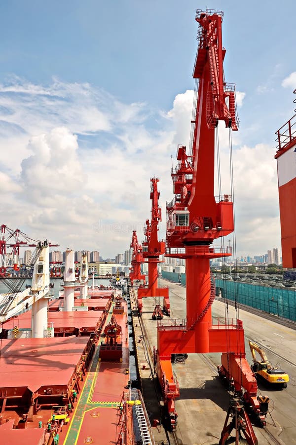 Cargo Terminal for Unloading Bulk Cargo of Cooper Concentrates by Shore ...